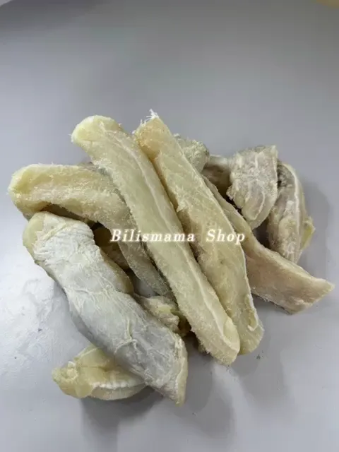 1kg Isi Ikan Masin Yu Putih / Ikan Yu kering / Ikan Yu Masin / Salted ...