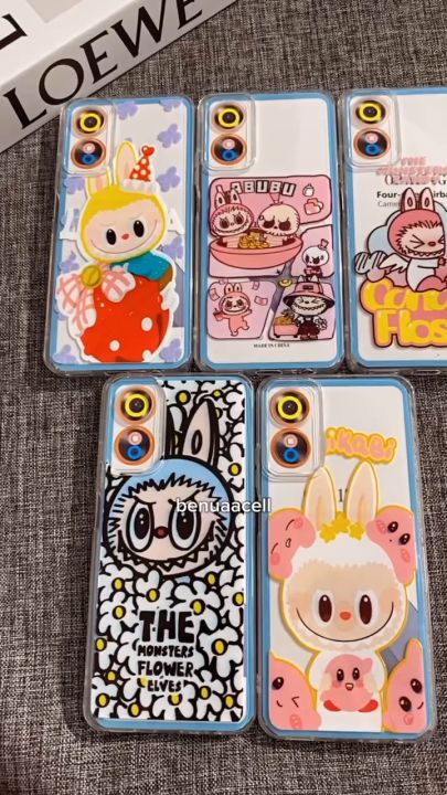 SOFT CASE CLEAR SILIKON CUTE LABUBU FLUFFY FOR XIAOMI REDMI NOTE 14 ...