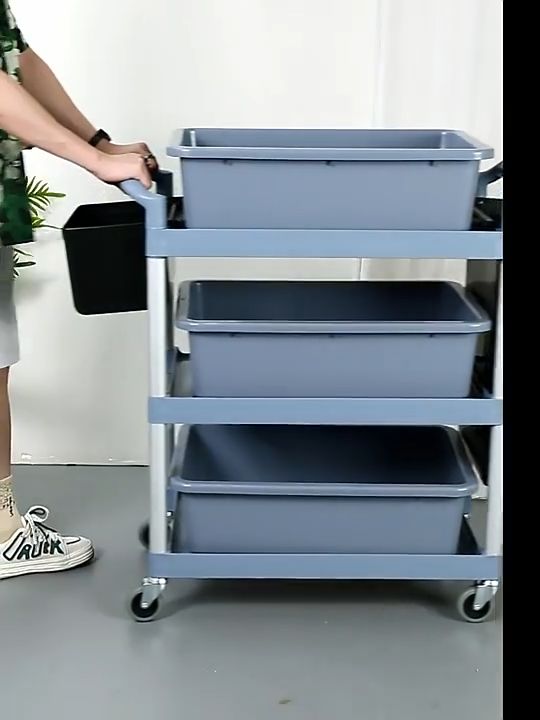 Kitchen Trolley Cart Utility Trolley Organizer Rack Heavy Duty Food ...