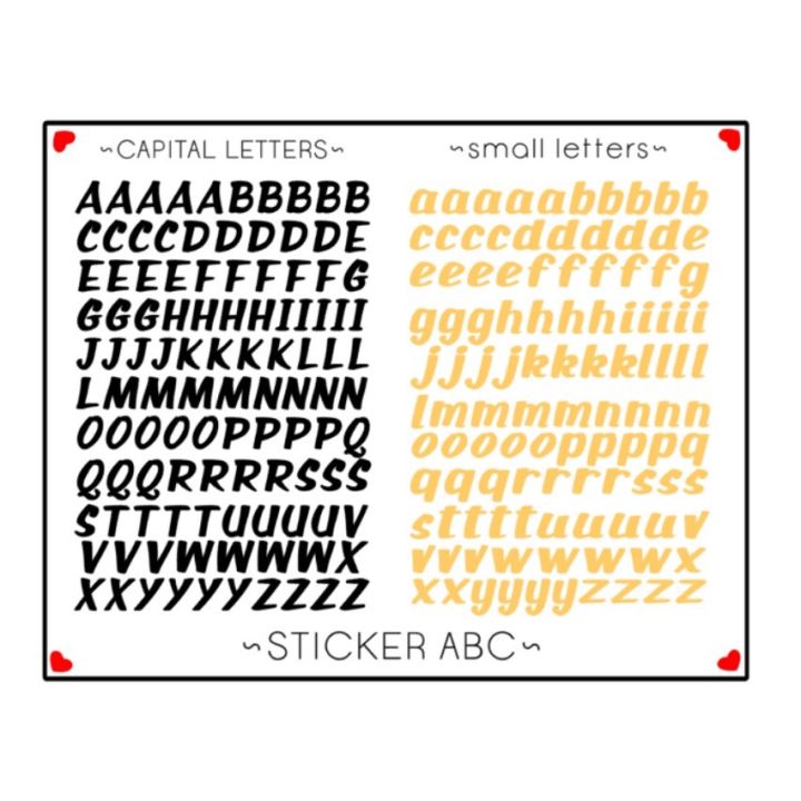 Ready Stock Sticker A-Z Balloon Sticker ABC Balloon Capital Letter ...