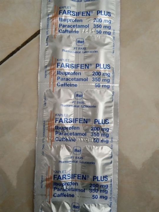 farsifen plus ( obat anti nyeri, nyeri otot, sakit gigi menurun kan ...