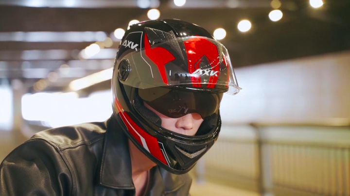 [ICC] Axk Helmet Double Lens Motorcycle Helmet Full Face Helmet With ...