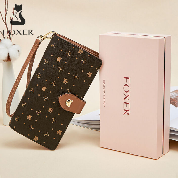 Foxer Brand long wallet for women wallets women new 2023 card holder ...