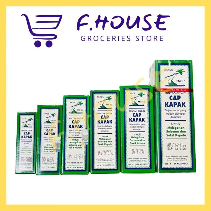 MINYAK ANGIN CAP KAPAK (NO1-NO6)(3ml-56ml) | Lazada