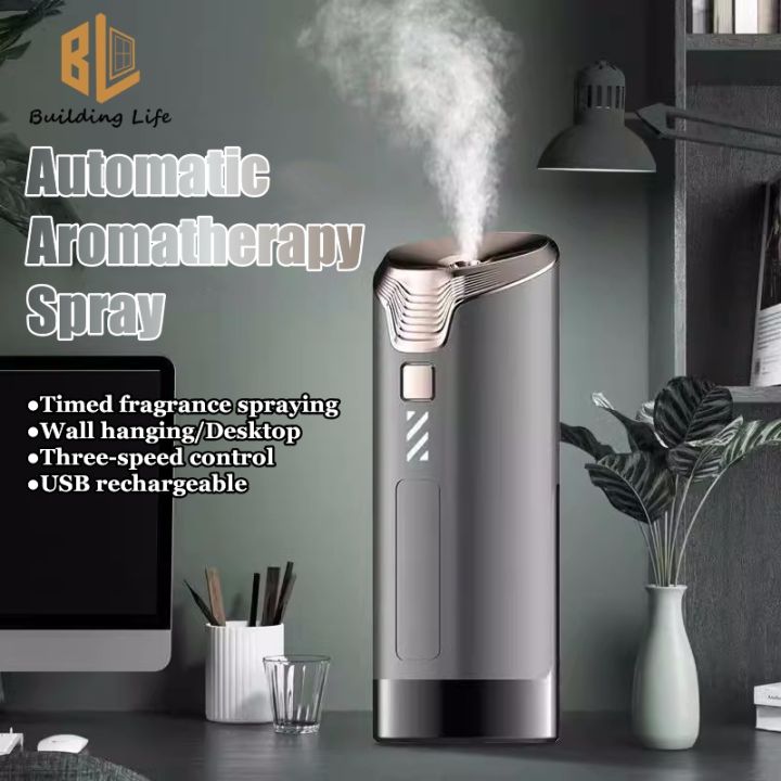 New Long Battery Life Wall Hanging Air Freshener Spray Rechargeable Aroma Diffuser Essential 3 ...