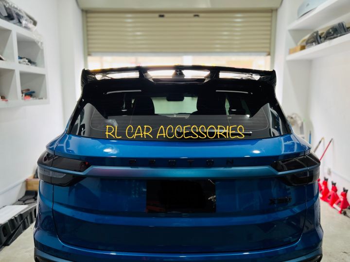 Proton x50 sport V2 rear boot top trunk spoiler wing lip bodykit body ...