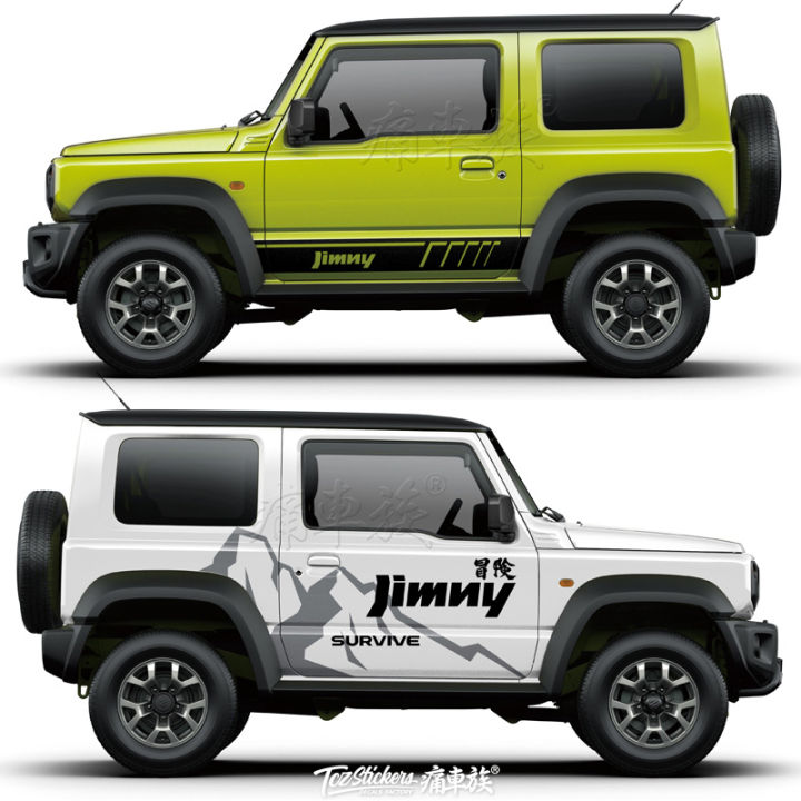 Suzuki Jimny Car Stickers Garland Decoration Modified Body Car Stickers ...