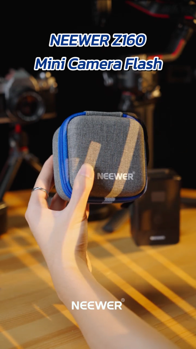 NEEWER Z160 Mini Camera Flash แฟลชกล้อง DSLR/Mirrorless แฟลชพกพา แบตใน ...