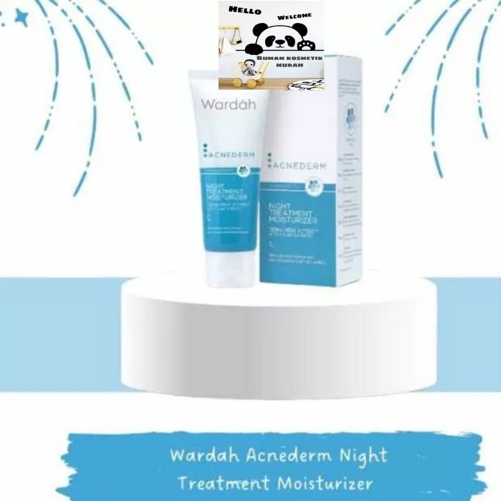 💋R.K.M💋Wardah Acnederm Night Treatment Moisturizer 40ml | Lazada Indonesia