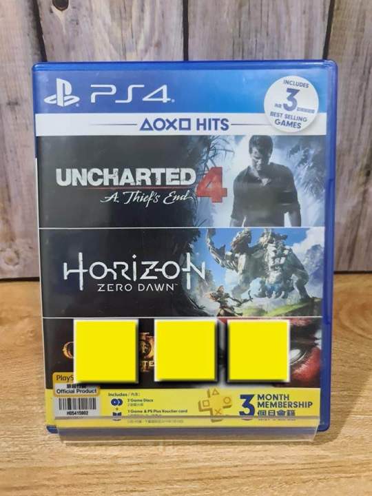 แผ่นเกมส์ Ps4 (PlayStation 4) เกมส์ Uncharted 4 + Horizon Zero Dawn | Lazada.co.th