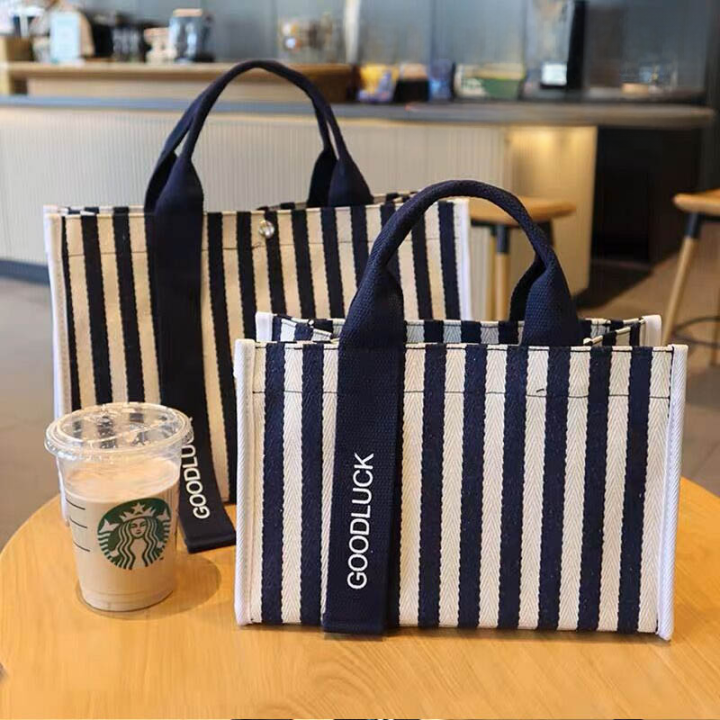 Waterproof Canvas Large Capacity Tote Bag A4 File Canvas Versatile ...