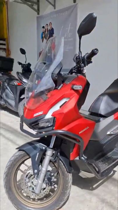 HONDA ADV 160 - HEAVY DUTY FULL CRASH GUARD ( POWDER COAT ) - PHASE 3 | Lazada PH