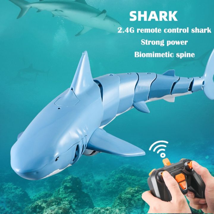 Children'S Toys Remote Control Shark 2.4G Remote Control Fish Children ...