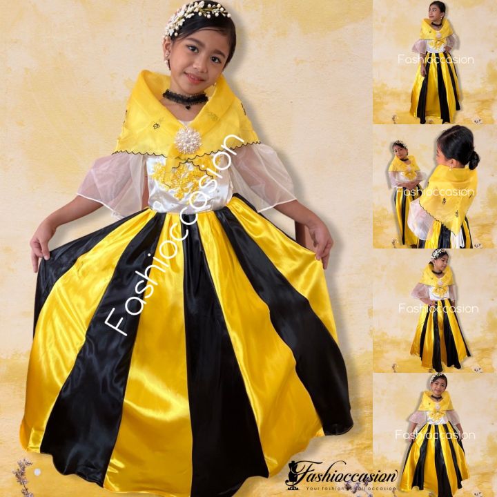 Maria Clara Inspired Filipiniana Costume for Kids | Lazada PH
