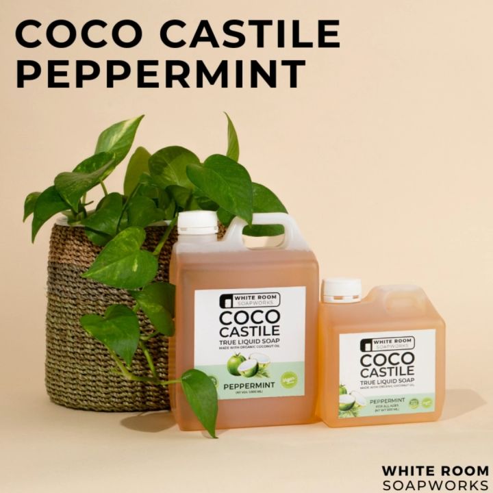 WRS All Natural Refreshing Peppermint Coco Castile Liquid Soap ...