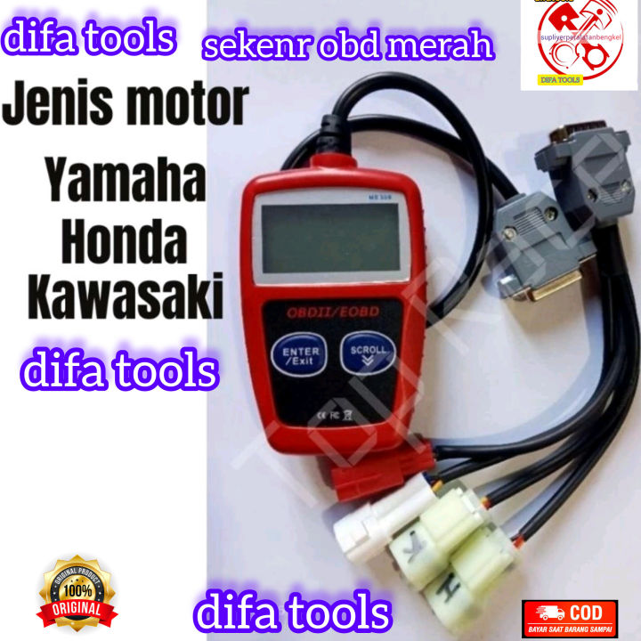 Alat SCANNER Motor Injeksi SCANNER OBD 2 MOTOR INJEKSI VERSI DIGITAL ...