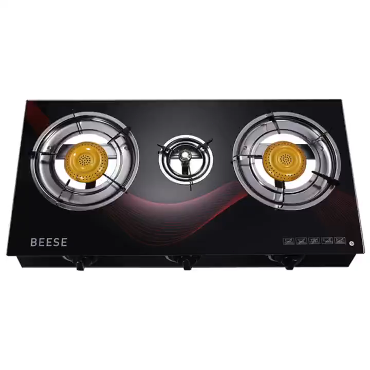 Gas stove three gas stoves 5.2KW high power design burner gas stove gas ...