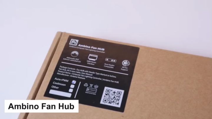 HUB điều khiển Fan Ambino - Bộ Chia Quạt Fan HUB 10 cổng Fan Case 6 pin ...