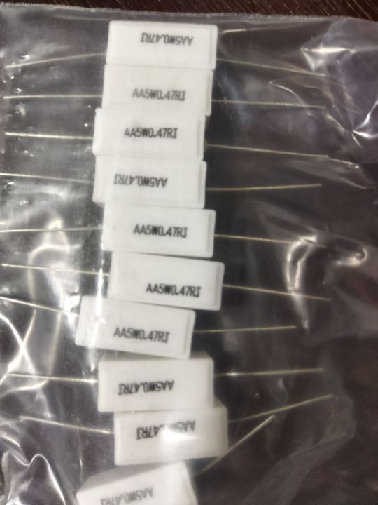 RESISTOR KAPUR AA 5 WATT / 0.47RJ /AA 5 w 0.47rj(isi 10 pcs) | Lazada Indonesia