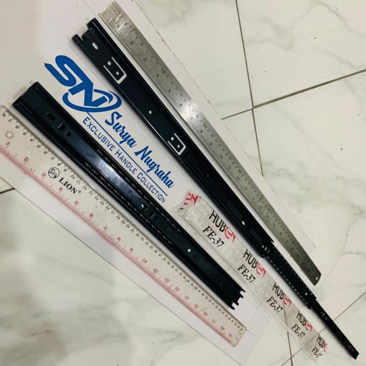 Rel Laci Ril Merek HUBEN ORI FE-37 Double Track 45 cm 450 mm Roda Soft ...