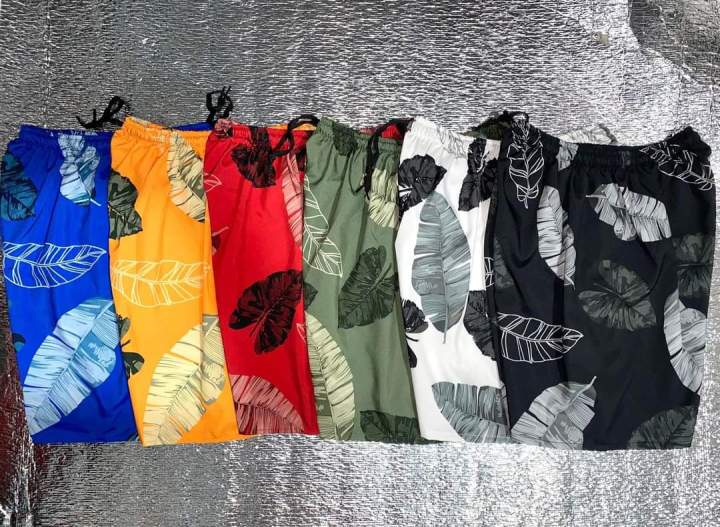 TASLAN BIG LEAVES PRINT UNISEX FIT SMALL TO LARGE ADULT NEGOSYO BUNDLE ...