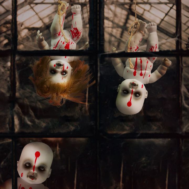 Halloween New Horror 3DDoll Decor Pendant Horror Model Decor Haunted ...