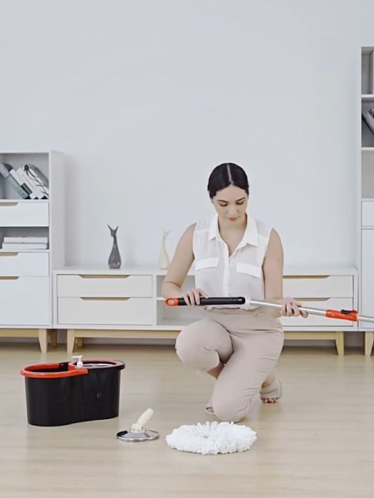 Map cleaning floor mop with squeezer heavy duty Mop for floor Mop with ...