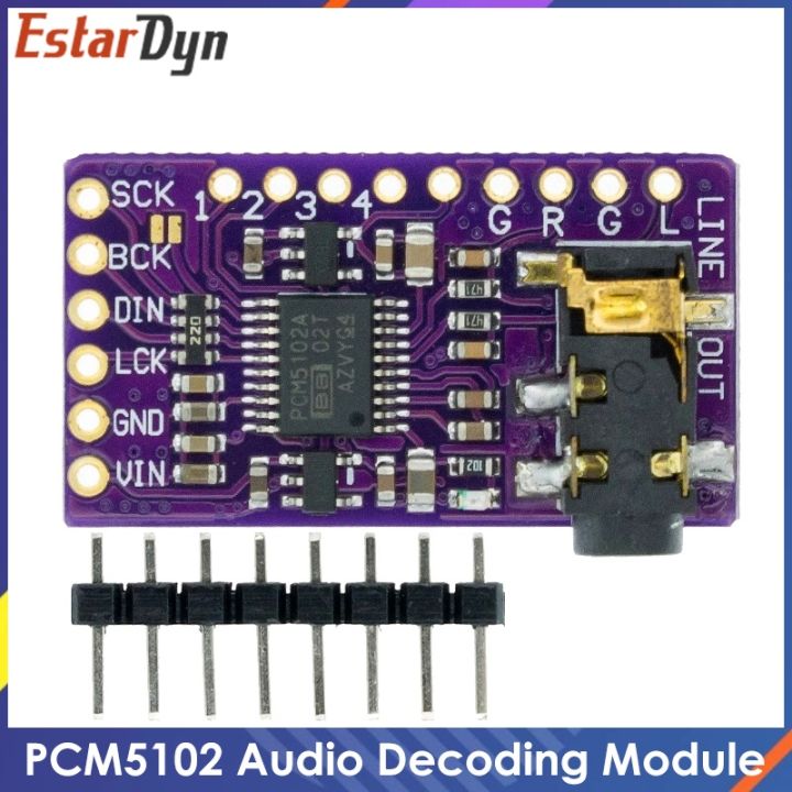 Interface I2s Pcm5102a Dac Decoder Gy Pcm5102 I2s Player Module For Raspberry Pi Phat Format 