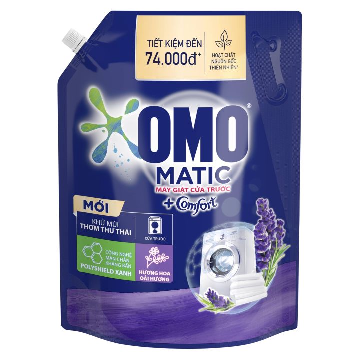 Nước Giặt OMO túi Xanh cửa trước 3.6kg bền đẹp mới giá mới | Lazada.vn