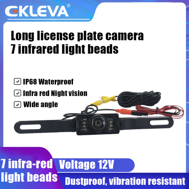 EKLEVA 1PCS Waterproof HD Car RearView Reverse Backup Camera License ...