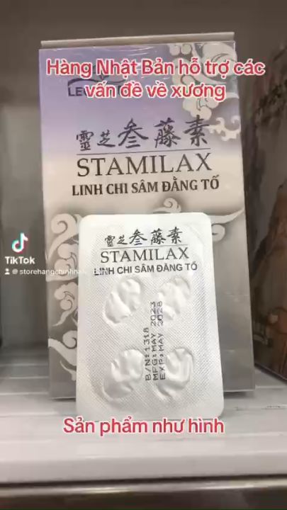 LINH CHI SÂM ĐẰNG TỐ STAMILAX CHÍNH HÃNG hàng Nhật Bản cao cấp 2024 ...