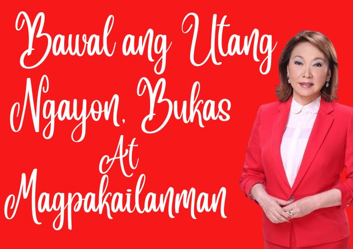 Bawal Utang Signage A4 Size Laminated | Lazada PH