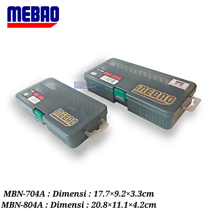 Box Alat Pancing Mebao MBN-704A / MBN-804A / Tackle Box / Kotak Umpan ...