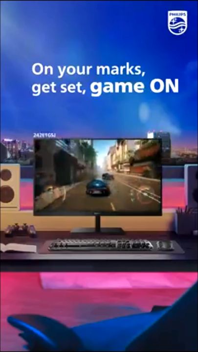 Philips 242E1GSJ 24" Full HD VA 144Hz 1ms FreeSync Premium Gaming ...