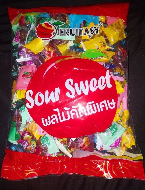 ลูกพลับแช่อิ่มรวมรส Sour Sweet ผลไม้คัดพิเศษ ตรา FRUITASY นำเข้าจากจีน ...