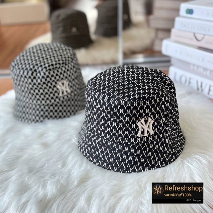 พร้อมส่ง🖤🖤แท้ 100% MLB BUCKET หมวก NY บักเก็ต แท้ นำเข้าจากเกาหลี ...