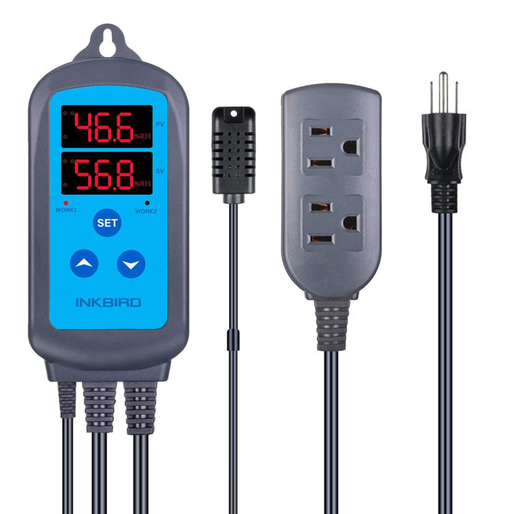Inkbird IHC-200 US Plug 110V~220V Humidity Controller Pre-wired ...