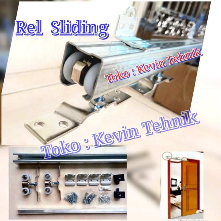 Rel Sliding 180cm, Rel Pintu Geser, Rel Pintu Sliding | Lazada Indonesia