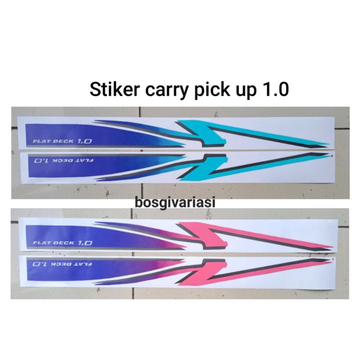 Stiker Body Carry 1.0 Pickup bak / Sticker Carry pick up 1.0 Flat deck ...