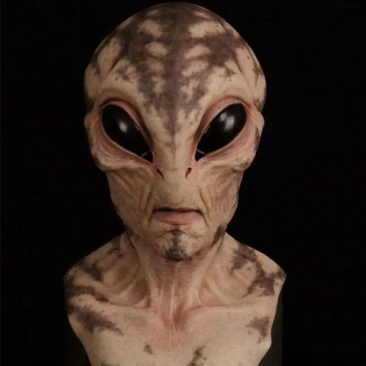 Alien Latex Headcover Halloween Alien Cosplay Masks UFO Movie Acting ...
