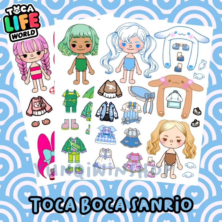 Bp bp an toca boca paper doll mainan bongkar pasang viral | Lazada ...