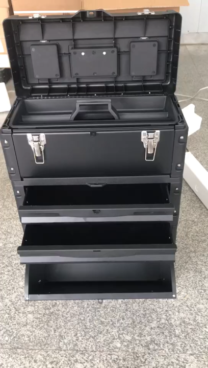 Multi Tool Box Trolley Type 3 in 1 Tool Box Toolbox W/ Wheels Hardware toolbox | Lazada PH