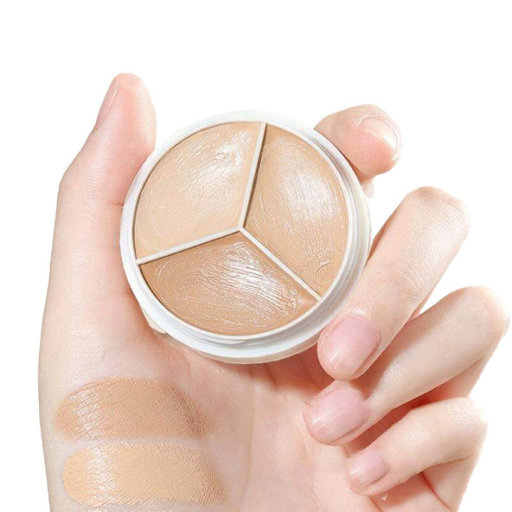 3-Color Concealer Makeup Face Cream Contour Cream Makeup/Cover ...