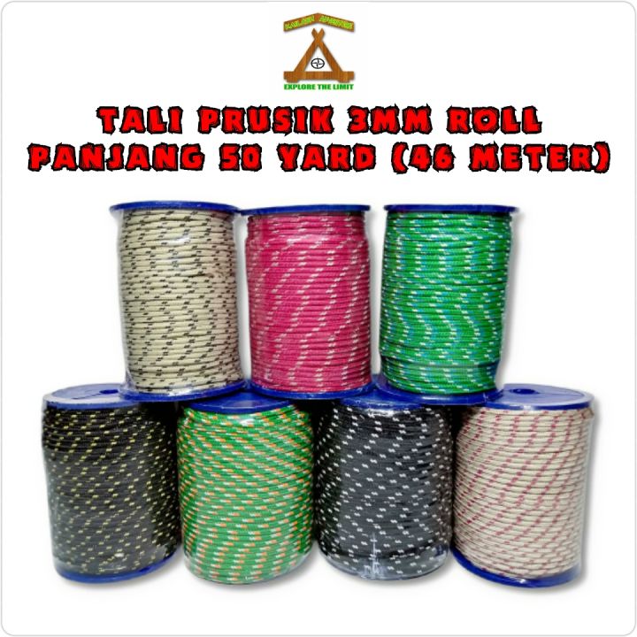Tali Prusik 3mm Roll Panjang 50 Yard | Lazada Indonesia