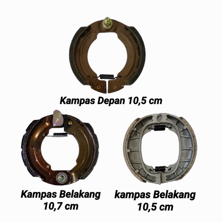 BRAKE PAD / KAMPAS REM DEPAN / BELAKANG SEPEDA LISTRIK UNIVERSAL ...