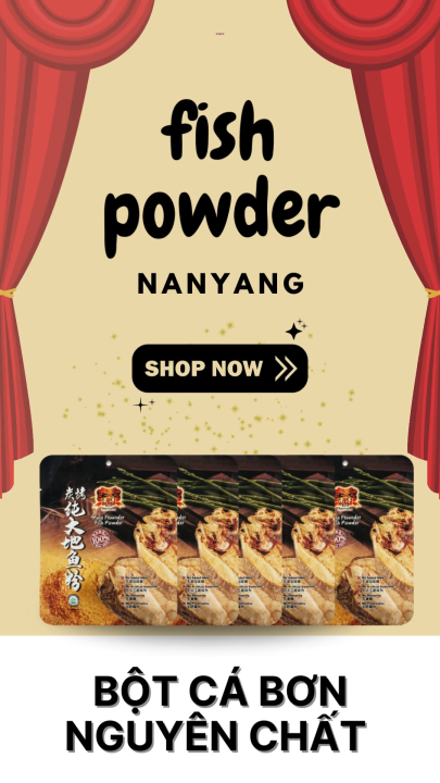 [HSD/EXP: 01/02/2027] Nanyang - Bột cá bơn nguyên chất Malaysia 50g ...