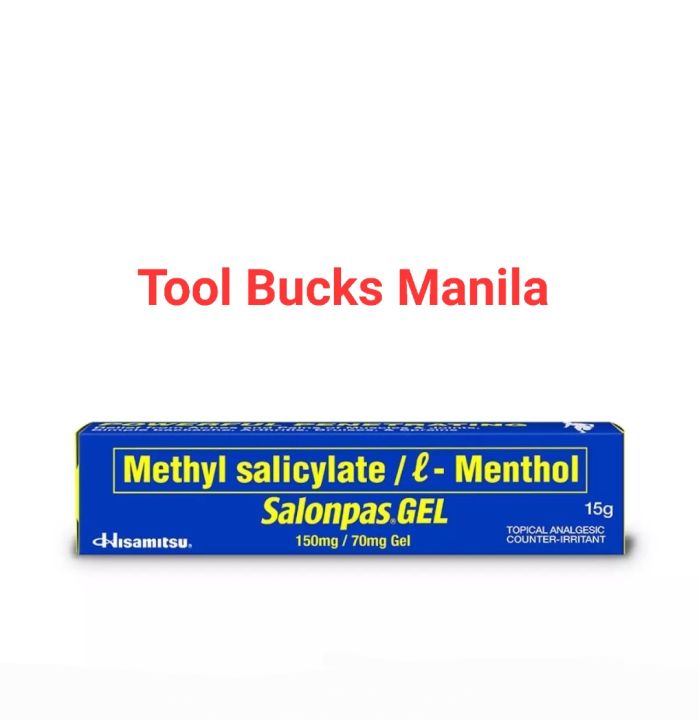 Salonpas Gel 15g Menthol | Lazada PH