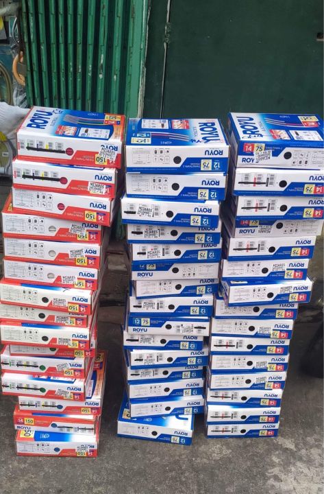 New ROYU 75 METERS Stranded Wire. THHN/TWHN 2. #14 & #12. | Lazada PH