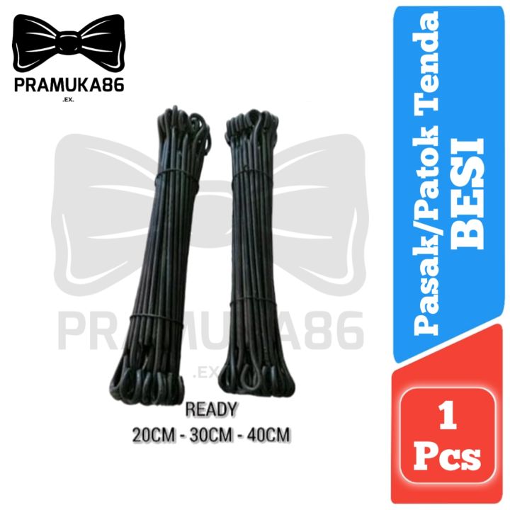 Pancang Tenda Bahan Besi - Patok Tenda Pramuka Besi Sudah Di cat ...