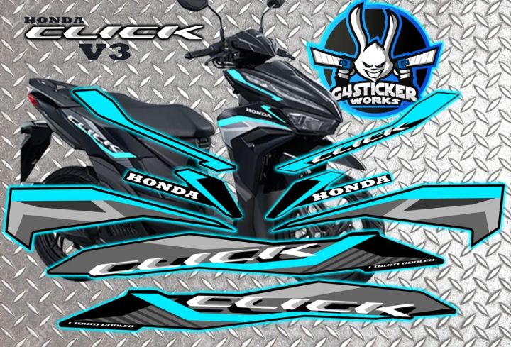 Honda Click V3 125 Stock Decals | Lazada PH